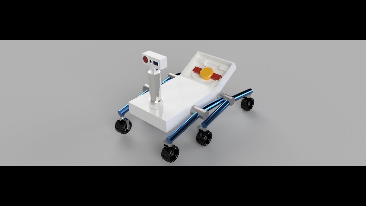 Modeling a mars rover in Fusion 360 / Timelapse - YouTube