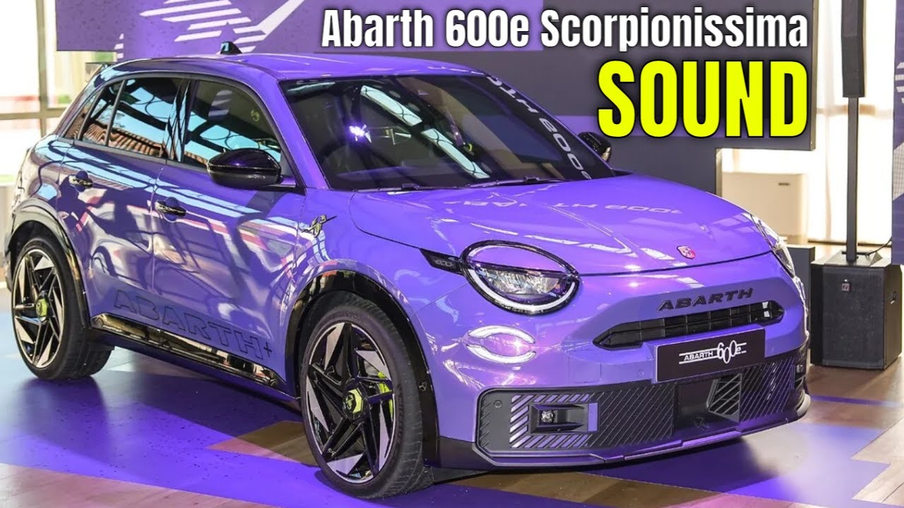 Abarth 600e Scorpionissima EV SOUND Generator - YouTube