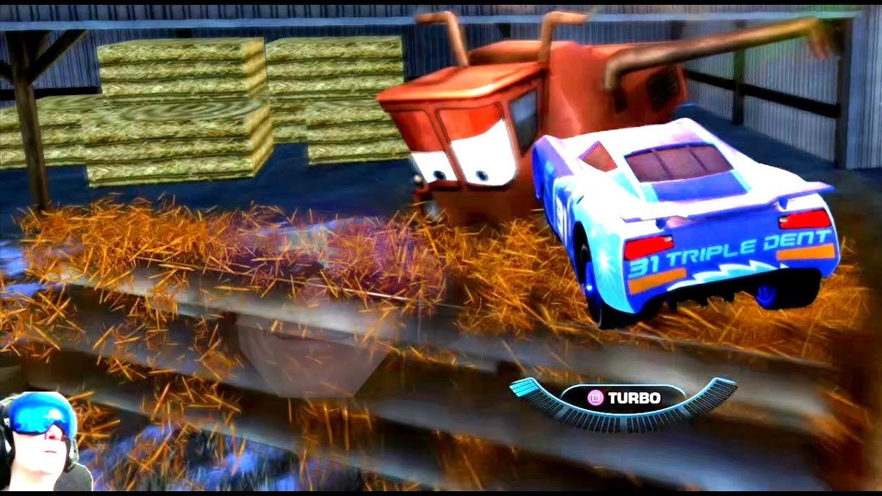 Cam Spinner Tractor Tipping Frank Combine Harvester Cars 3 - YouTube