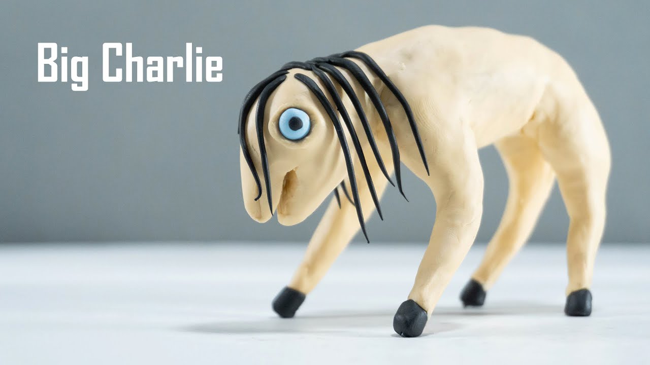 BIG CHARLIE | Trevor Henderson Creatures Clay with Plasticine Tutorial ...
