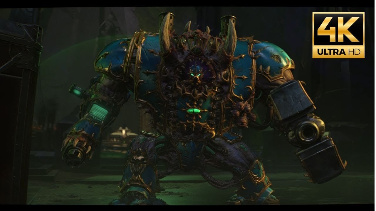 Ultramarines VS Helbrute Boss Fight - WARHAMMER 40K SPACE MARINE 2 4K ...