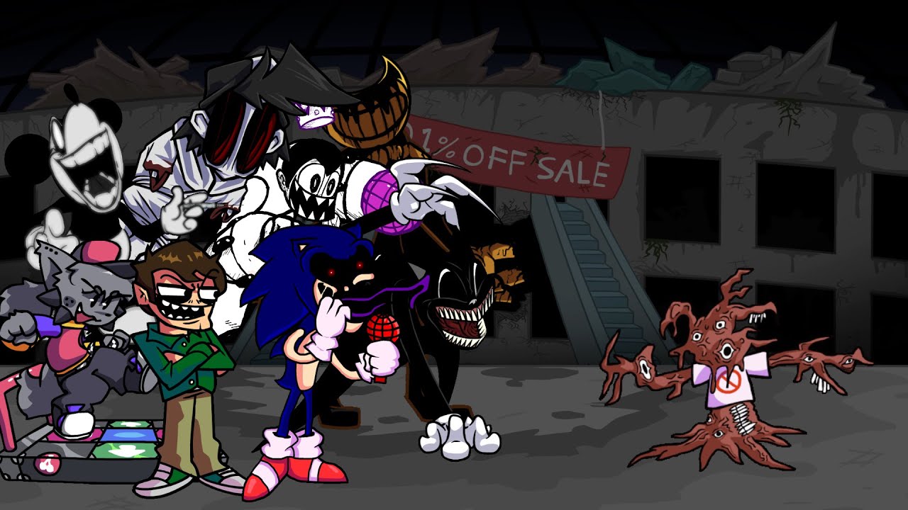 FNF - Reruns but every turn another character sings it (Reruns but ...