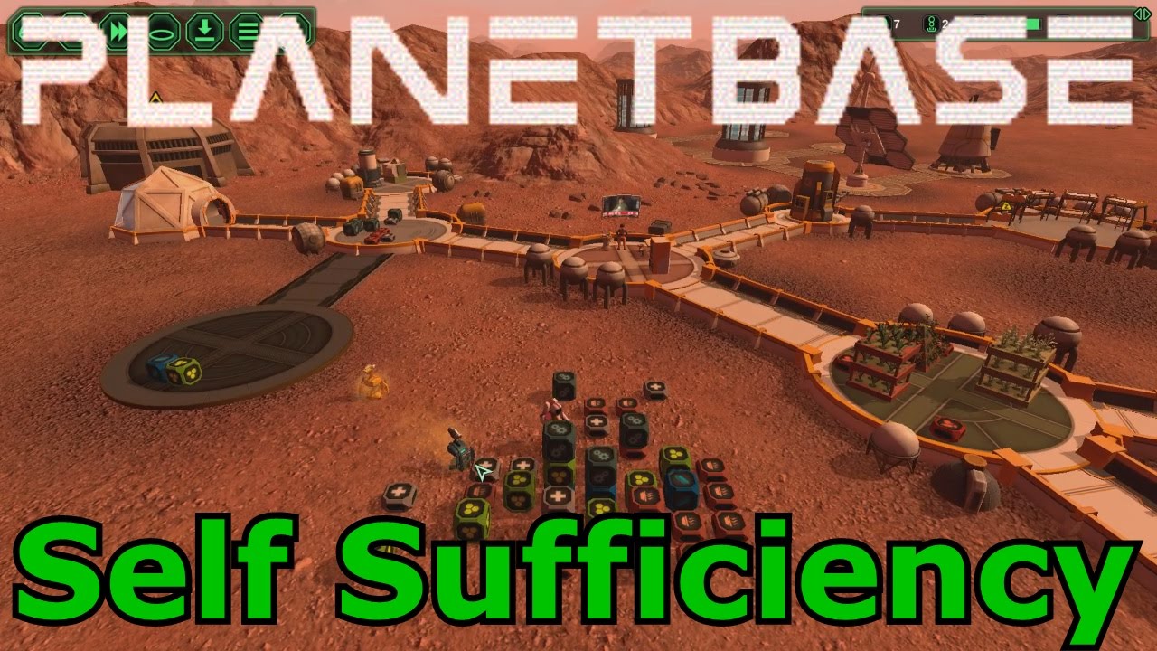 Lets Play PlanetBase 2 - Self Sufficiency - YouTube
