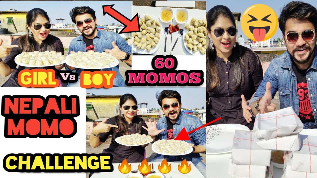 60 Momos Eating Challenge | Nepali Brothers Momo | Momo Eating ...