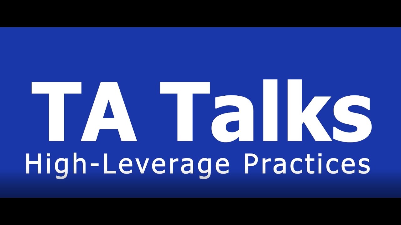 TA Talk - High Leverage Practices in Special Education Overview - YouTube