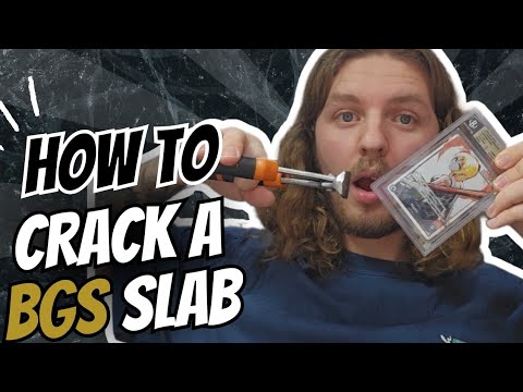 How to get your card out of a Beckett slab! BGS slab cracking tutorial ...