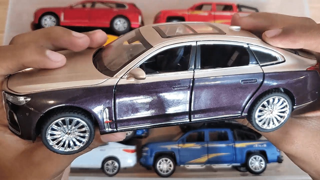 New Diecast Model Car Scale 124 Hong Qi H9 Luxury Car - YouTube