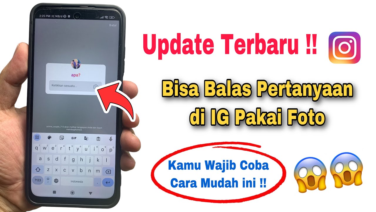 Cara Membalas Pertanyaan Di IG Dengan Foto - YouTube