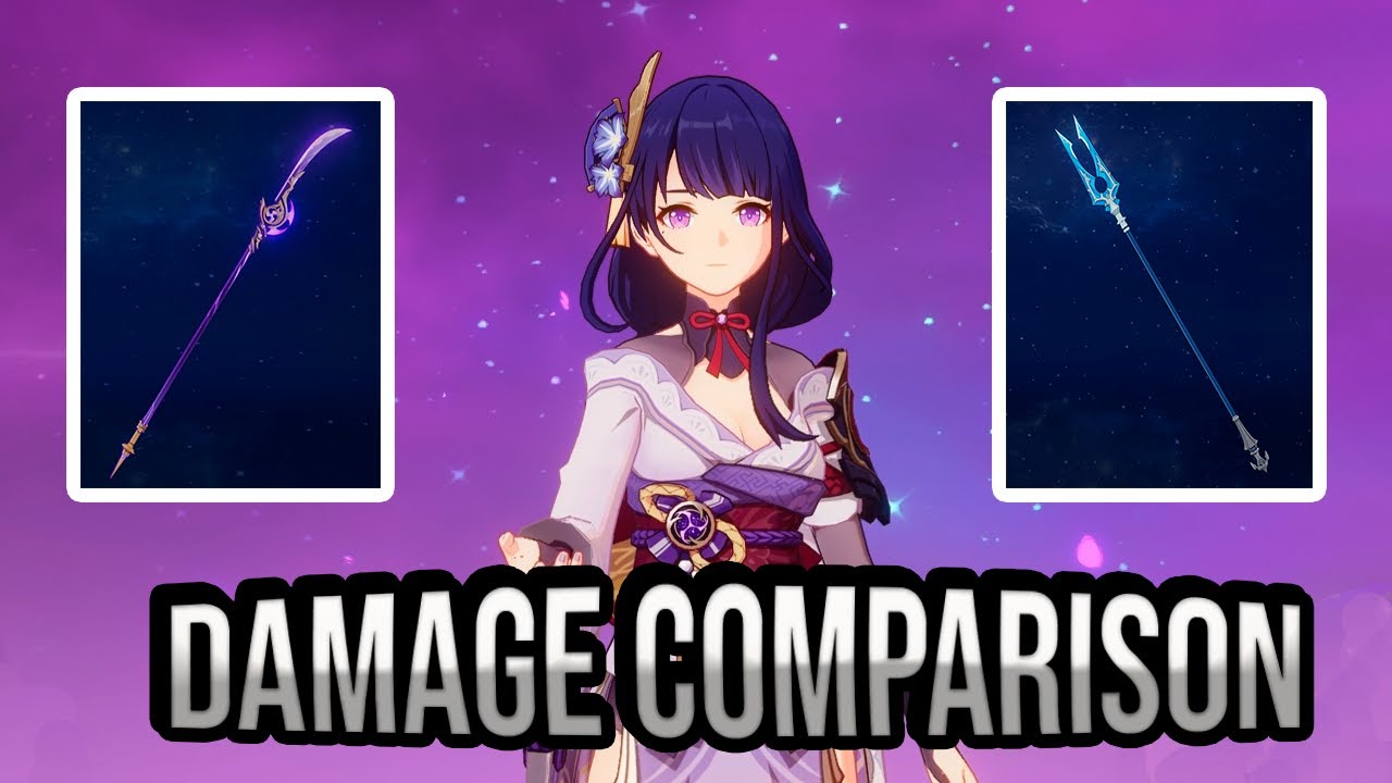 C1 Raiden Shogun DAMAGE COMPARISON | Engulfing Lightning & R5 The Catch ...