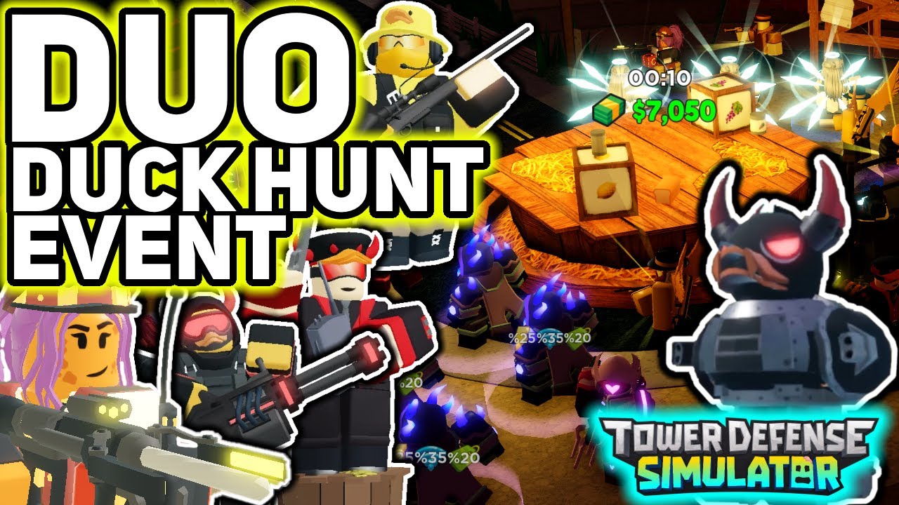 DUO TRIUMPH Ducky D00M (Duck Hunt Event) - Tower Defense Simulator ...