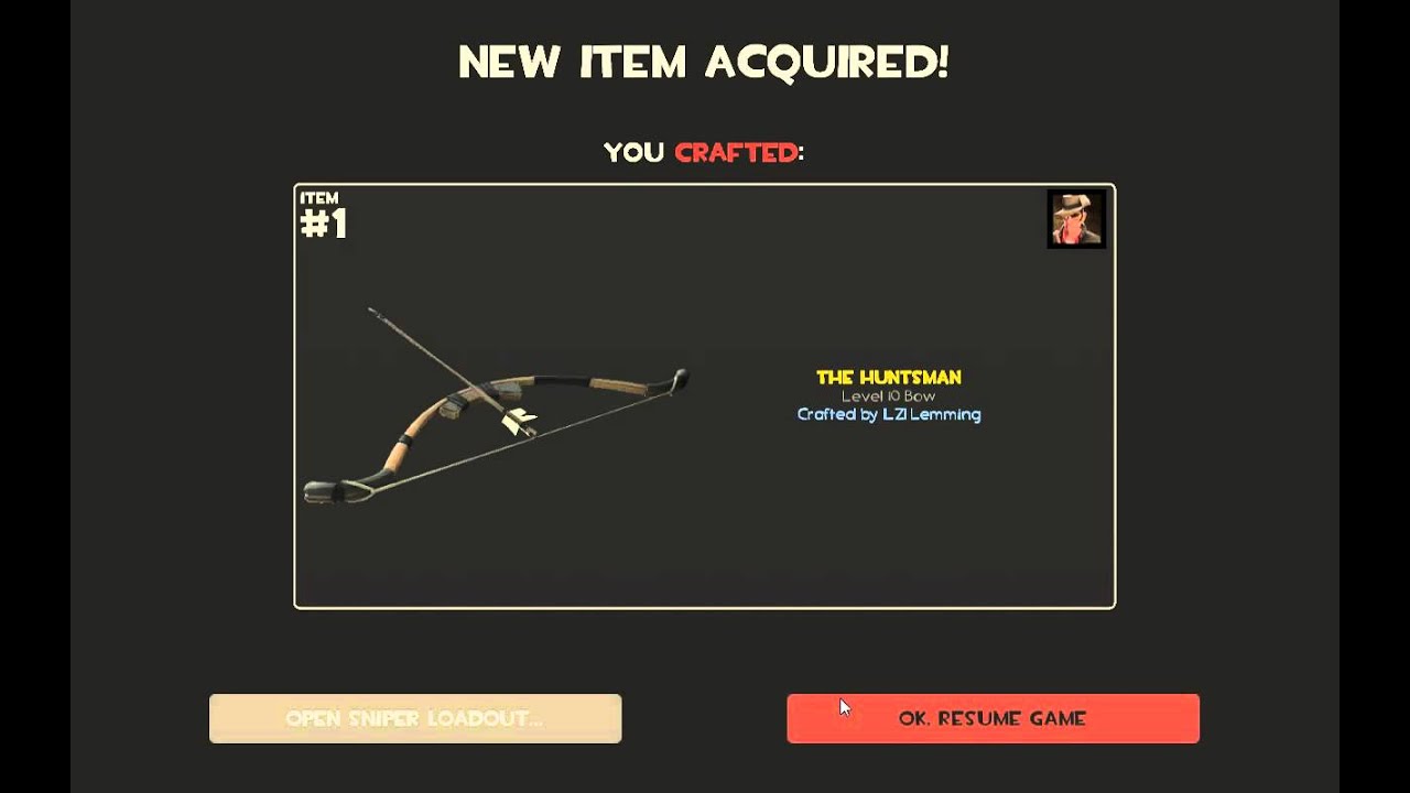 TF2 CRAFTING AWP - YouTube