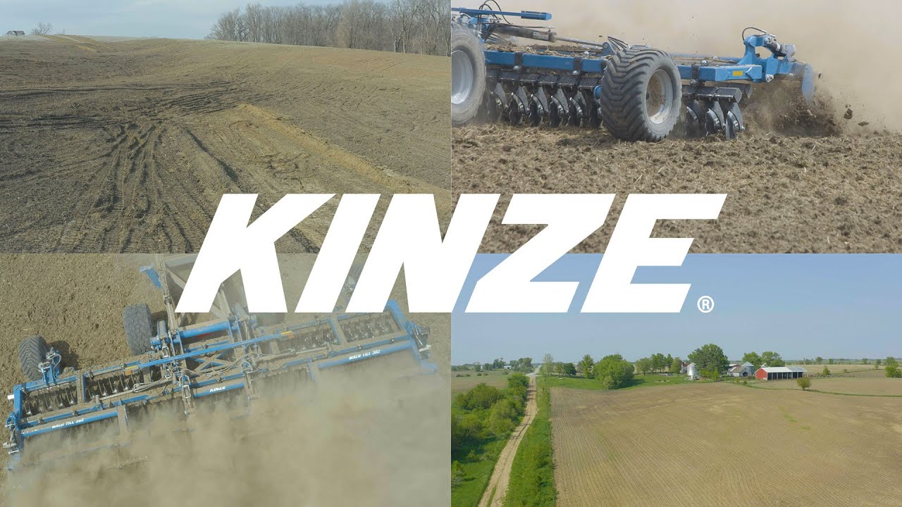 Kinze Mach Till Repairs Surface Compaction for Spring Planting - YouTube