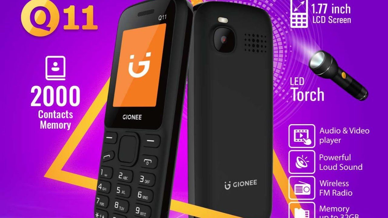 GIONEE Q 11 Mobile Unboxing Rs Only 2300 Slim Mobile - YouTube