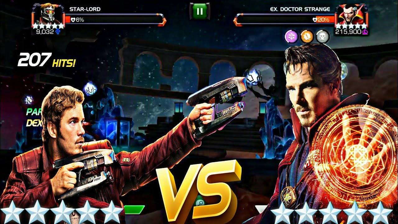 Star Lord vs Doctor Strange | Labyrinth of legends | mcoc - YouTube