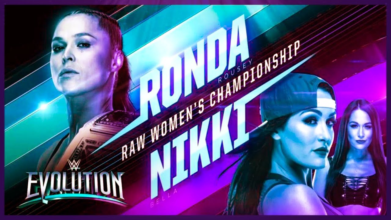 WWE 2K20 : Ronda Rousey Vs Nikki Bella - Raw Women's Championship Match ...