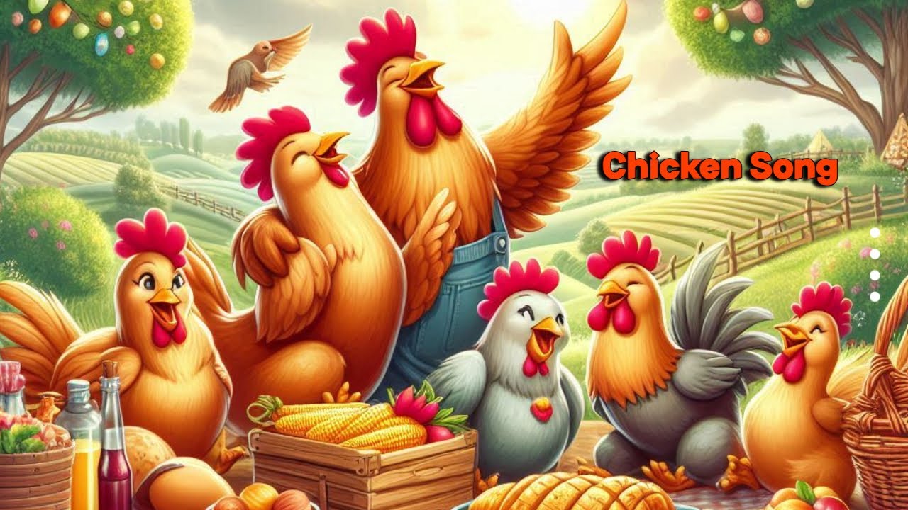 Chicken Song @ketaketicrew Kids Songs and Rhymes - YouTube