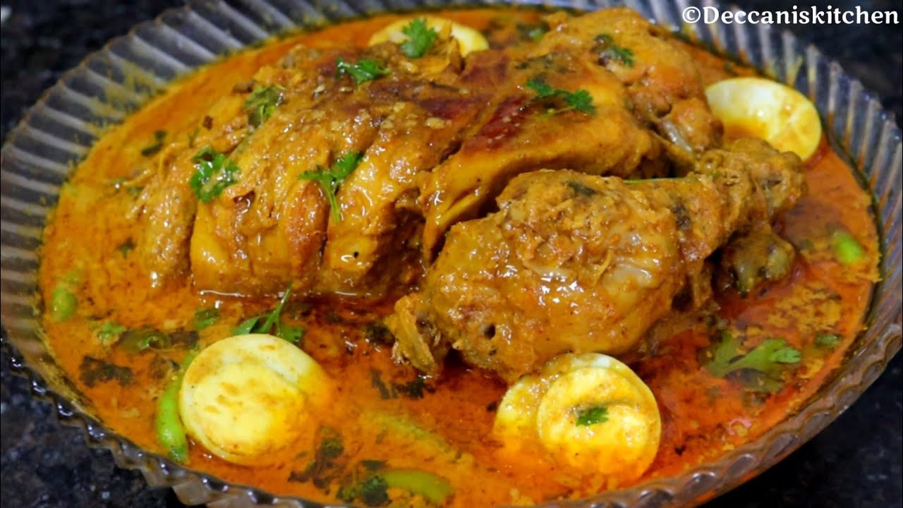 Murgh Musallam / Nawabi Murgh Musallam/Hyderabadi Murgh Nizami/ Murgh ...