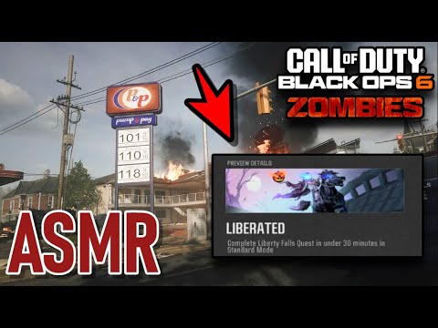 (ASMR) Attempting Dark Ops Challenges on Liberty falls! Whispering ...