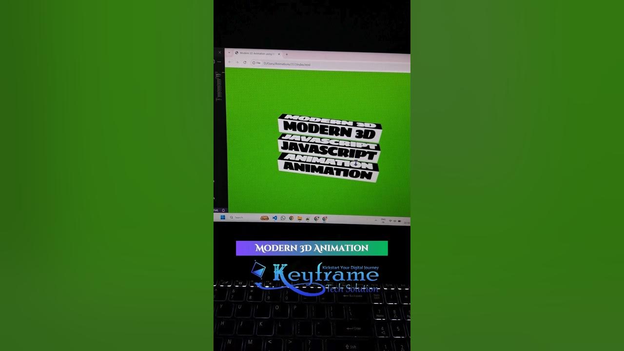 Modern 3D Animation using HTML and CSS | JavaScript Animation - YouTube