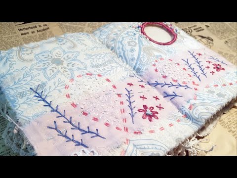Slow Stitch Sew4thesoulbook #6 and Little Cottages - YouTube