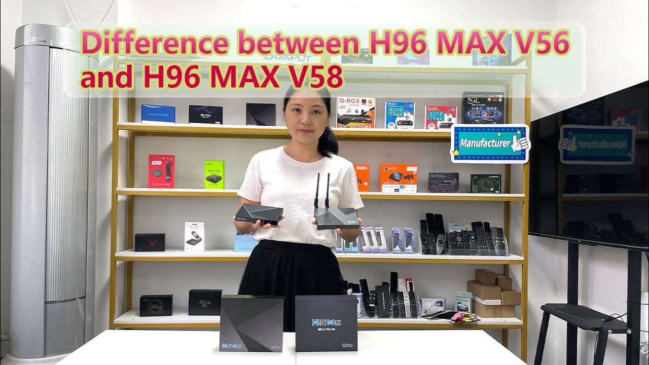 Difference Between H96 MAX V56 and H96 MAX V58 Android TV Box - YouTube
