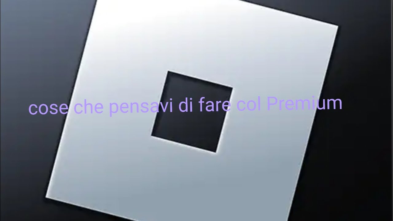 cose che pensavi di fare col Premium (roblox) - YouTube