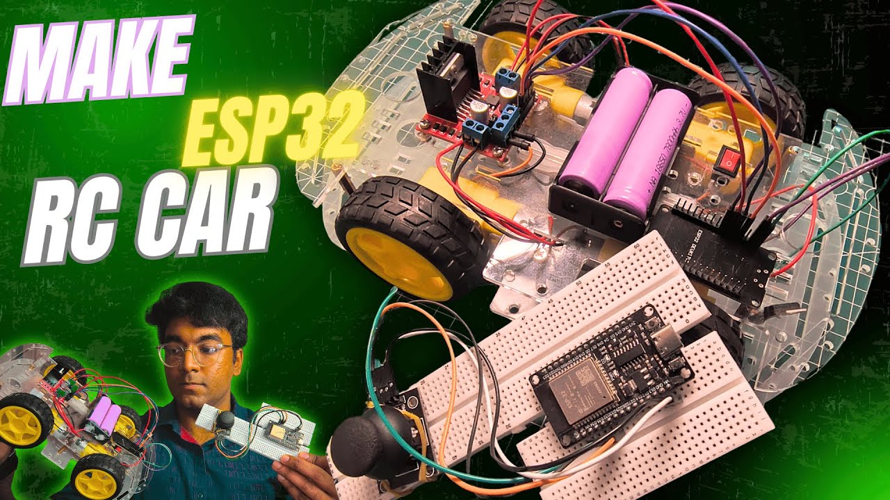 ESP32 RC Car with Joystick Controller! | Full Guide for Beginners - YouTube