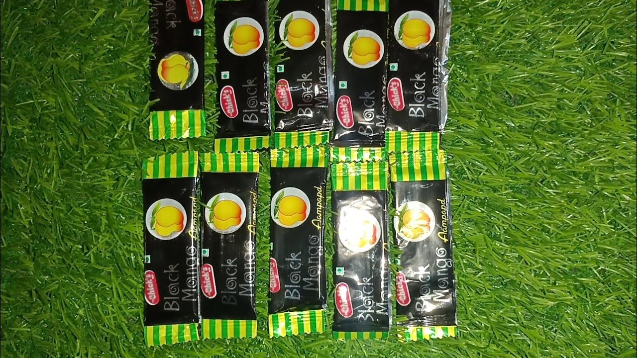 Black Mango 🥭 Candy 🍬 Unpacking Video 😻@Toffee show #asmr - YouTube