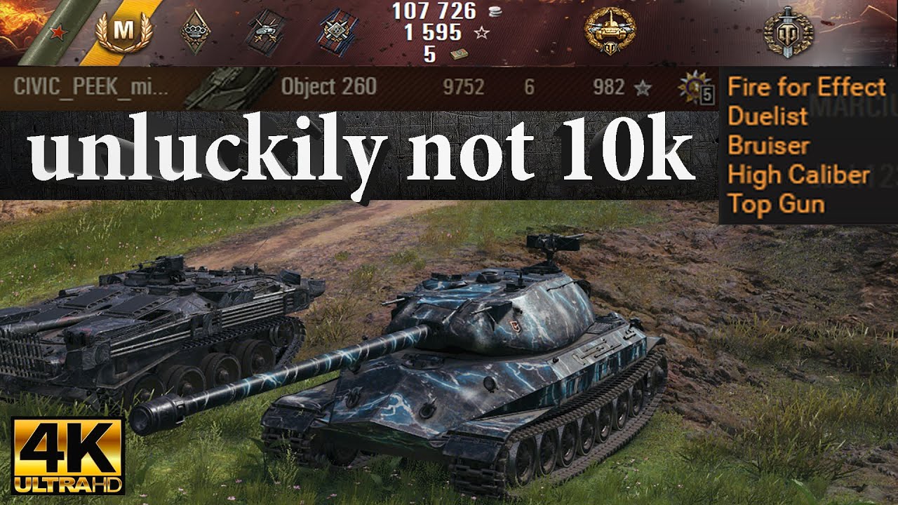 Object 260 video in Ultra HD 4K🔝 unluckily not 10k, 1560 block, 982 e 🔝 ...