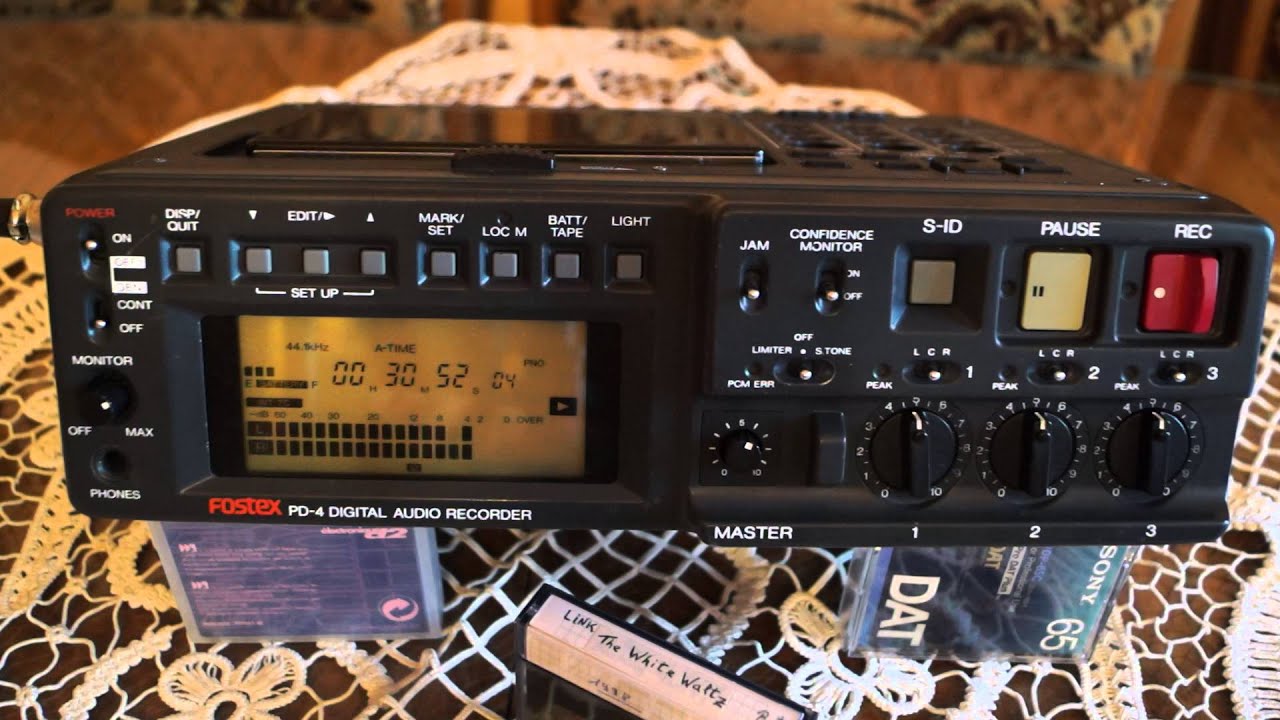 Fostex PD-4 DAT Recorder TEST - YouTube