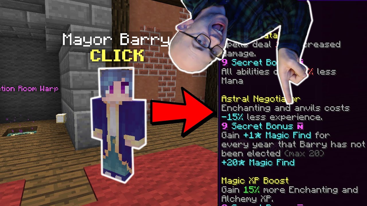 The Top 5 Things You Can Do While BARRY is Mayor! - Hypixel Skyblock - YouTube