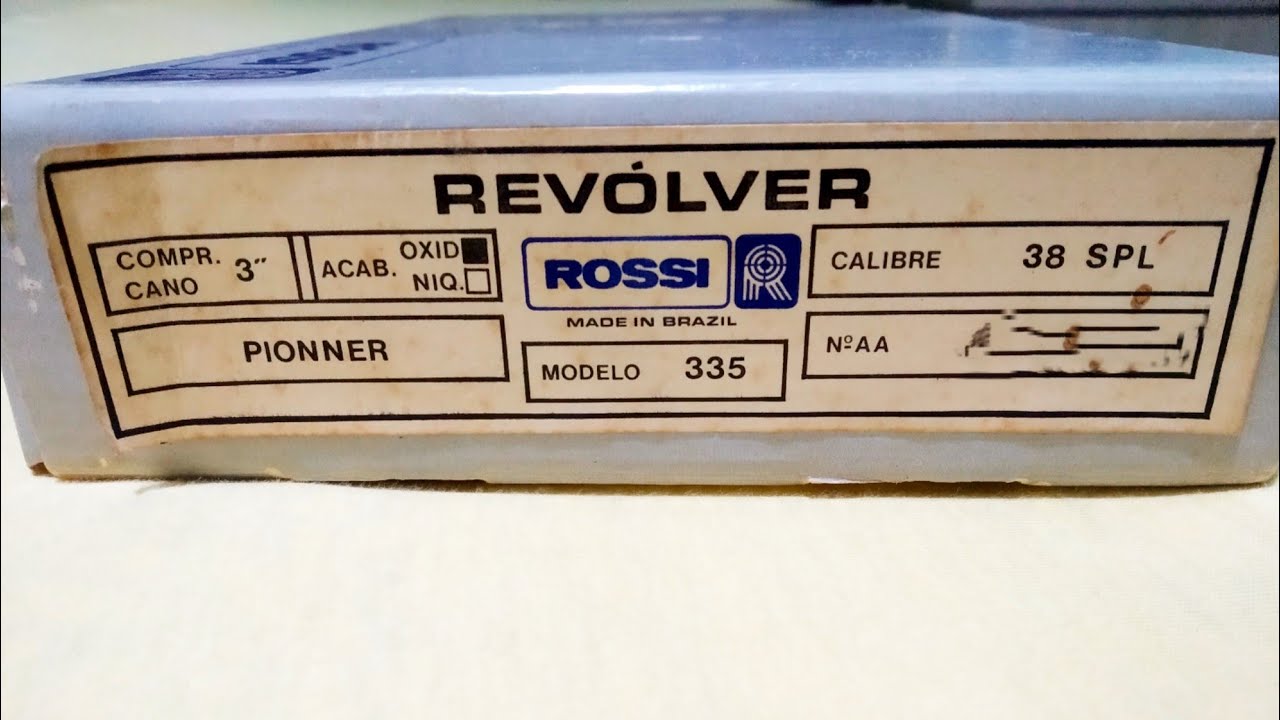 REVISÃO ANOS 90! REVOLVER ROSSI PIONNER 335!! - YouTube