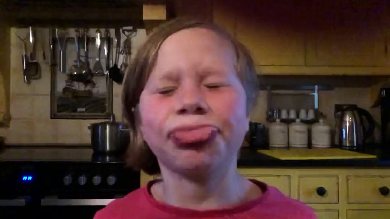Kids face out of control distortion slow motion funny - YouTube