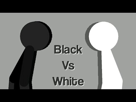 Black vs White [Stick Nodes Animation] Random Fight - YouTube