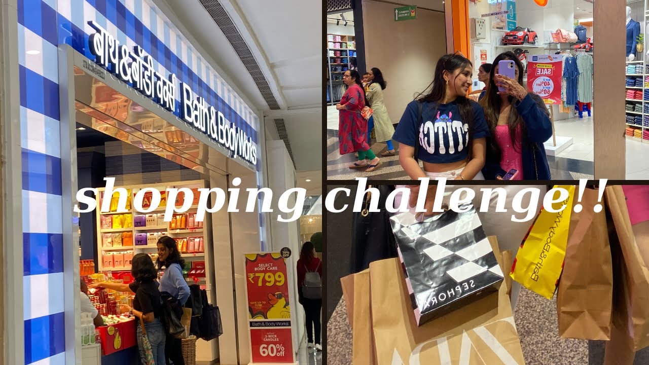 doing the shopping challenge with my bestfriend!! - YouTube