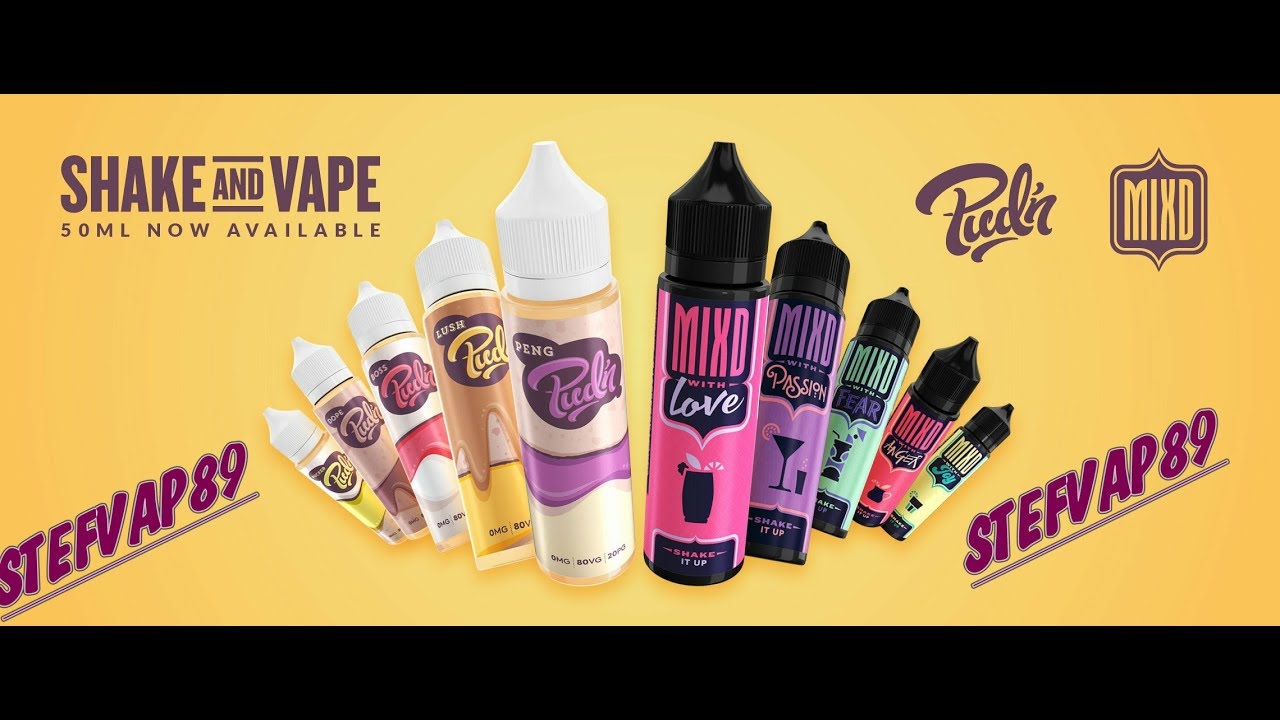 PUD'N & MIXD gamme eliquid par SHOREDITCH made in ENGLAND - YouTube