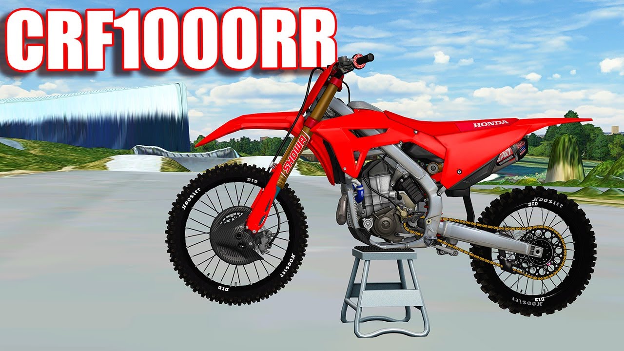 CRF1000RR VS A LITERAL BMX PARK IN MX BIKES.. (HUGE LINES!) - YouTube