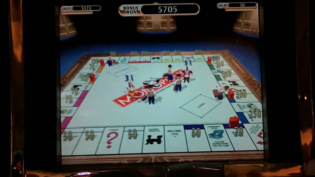 Monopoly Tycoon max bet slot machine bonus win at Parx casino - YouTube