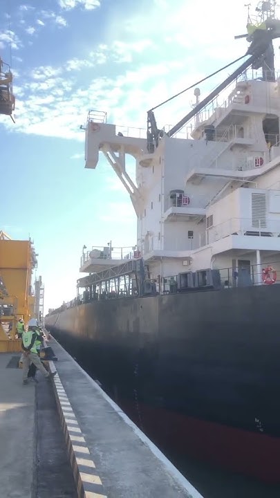Vessel berthing at matarbari coal jetty #ship #bigships #bulk #shippingport #bulkcarrier - YouTube
