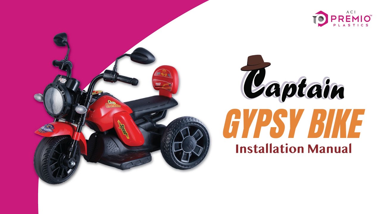 ACI Premio Captain Gypsy Bike | Installation Manual | ACI Premio - YouTube