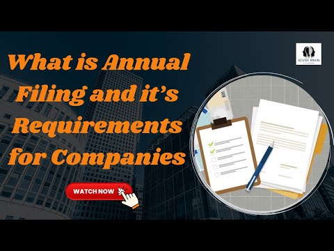 Annual Filing Requirements for Companies | Fully Expain in Hindi | #annualfilig #compliance
