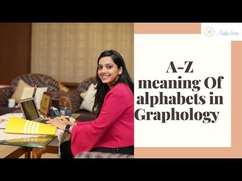 Meaning of all 26 Alphabets in graphology from A-Z - YouTube
