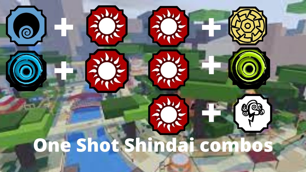 Shindo life One Shot Shindai Akuma Combos - YouTube
