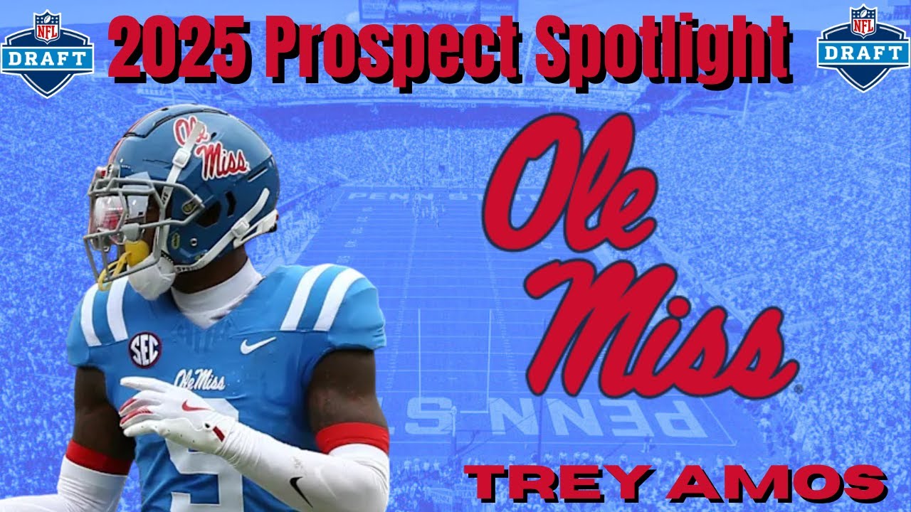 "Trey Amos Is An AGGRESSIVE CORNER!" | 2025 NFL Draft Prospect ...