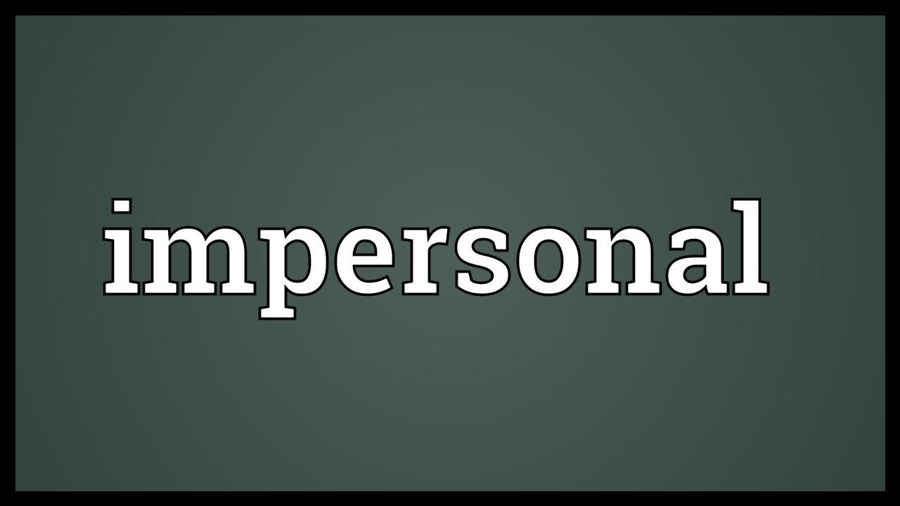 Impersonal Meaning YouTube impersonal-meaning-youtube