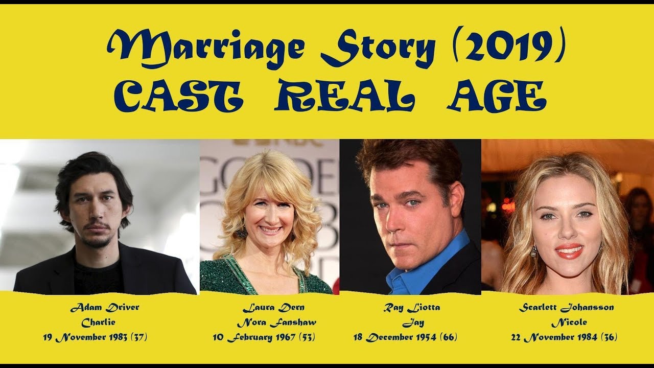 Marriage Story 2019 Cast Age - YouTube