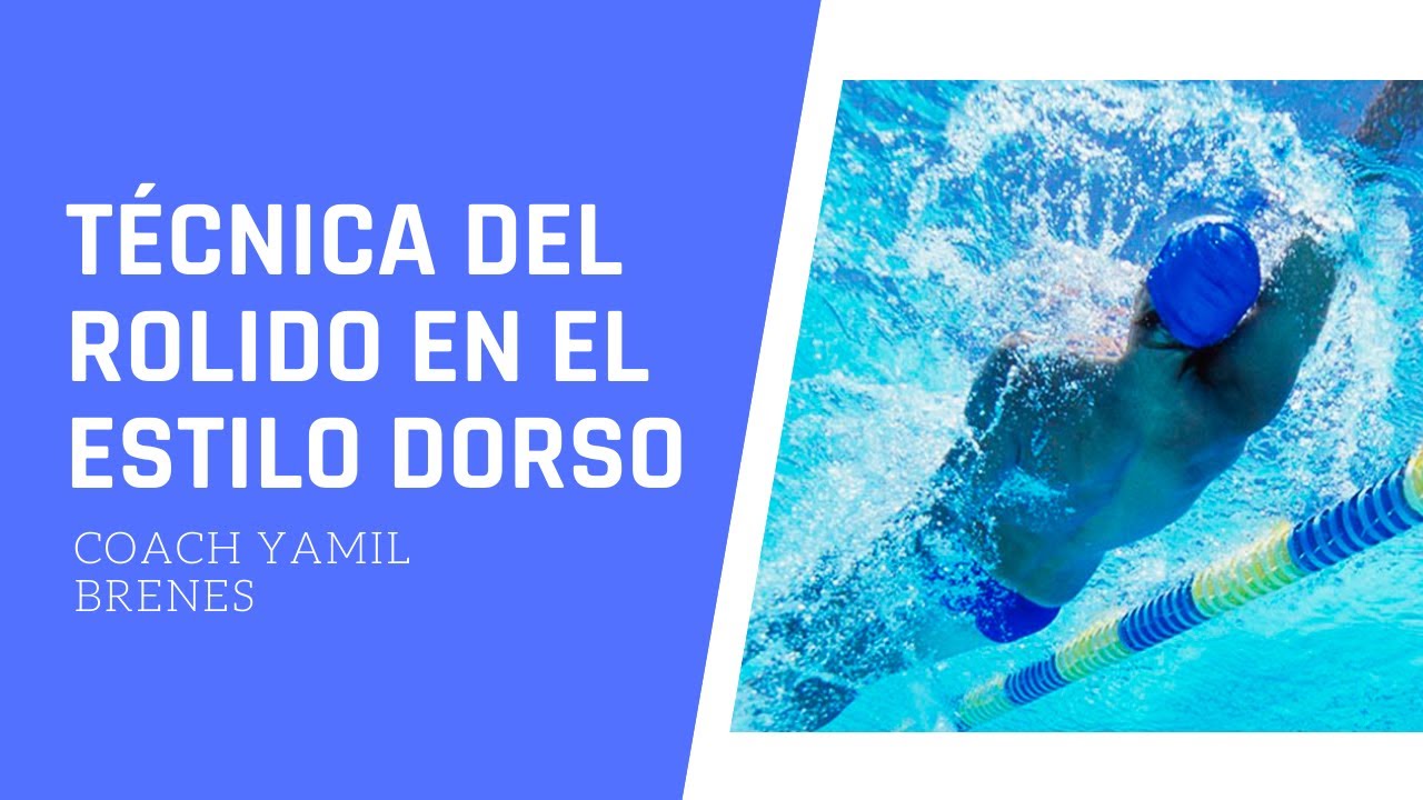 Natación: Técnica del rolido de hombros en estilo Dorso - YouTube
