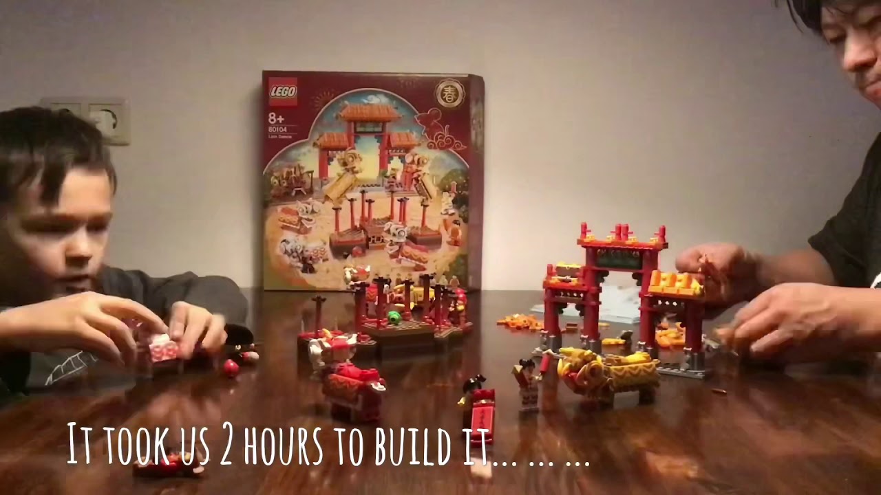 Building LEGO Lion Dance - Chinese New Year Special Edition - YouTube