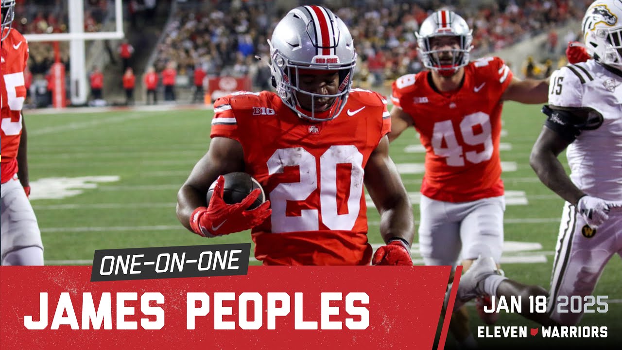 James Peoples discusses his 1st year, what he's learned from Quinshon ...