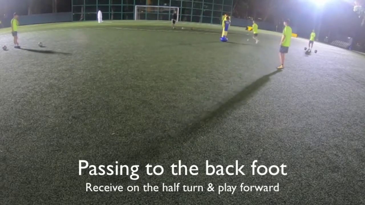 Back Foot Passing and Receiving - YouTube